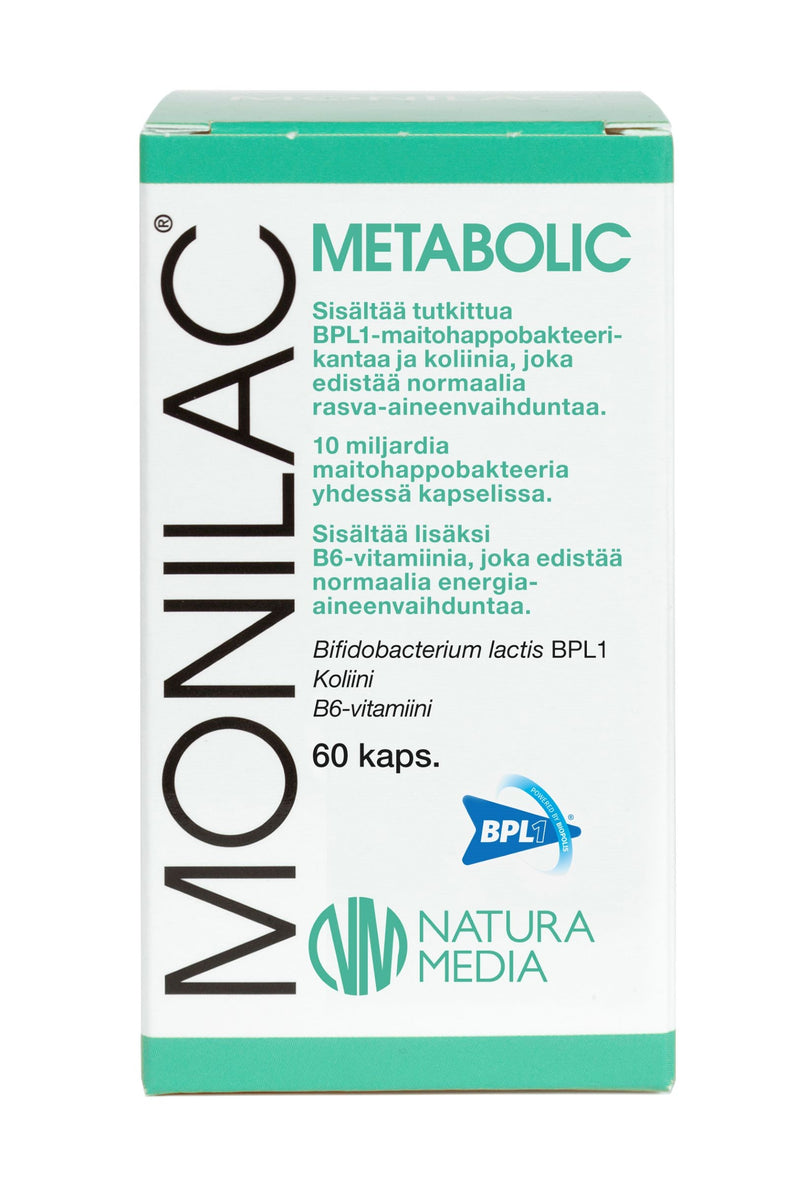 Monilac-Metabolic 60 capsules – Ruohonjuuri